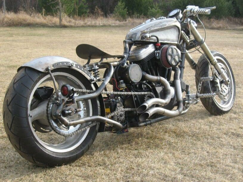 Sportster built by Black Metal Choppers of U.S.A.