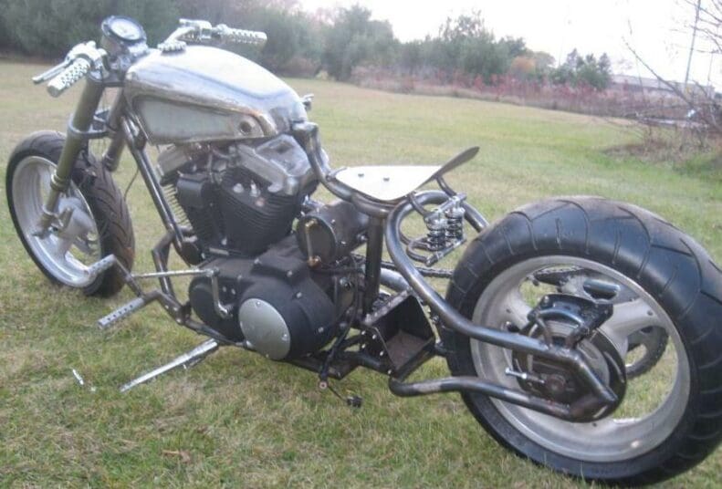 Sportster built by Black Metal Choppers of U.S.A.