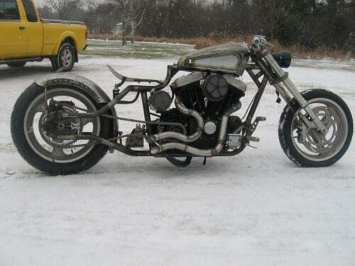 Sportster built by Black Metal Choppers of U.S.A.