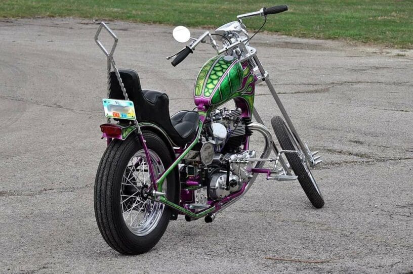 Pre-Unit Triumph built by Court House Customs of U.S.A.