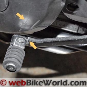 Suzuki DR650 Shift Lever - webBikeWorld