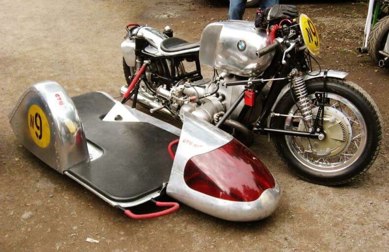 BMW w/ Sidehack built by Garage Built Bikes of U.S.A.
