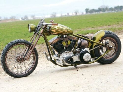 Copper built by Insane Custom Cycles of U.S.A.