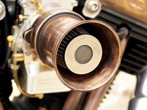 Copper built by Insane Custom Cycles of U.S.A.