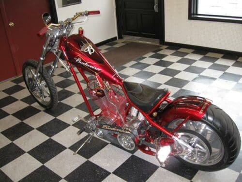 Budweiser Bud Bike built by New England Choppers of U.S.A.