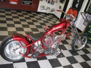 Budweiser Bud Bike built by New England Choppers of U.S.A.