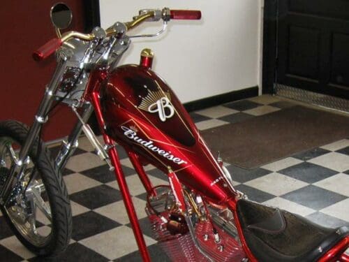 Budweiser Bud Bike built by New England Choppers of U.S.A.