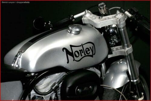 Norley Cafe Racer built by Santiago Choppers of U.S.A.