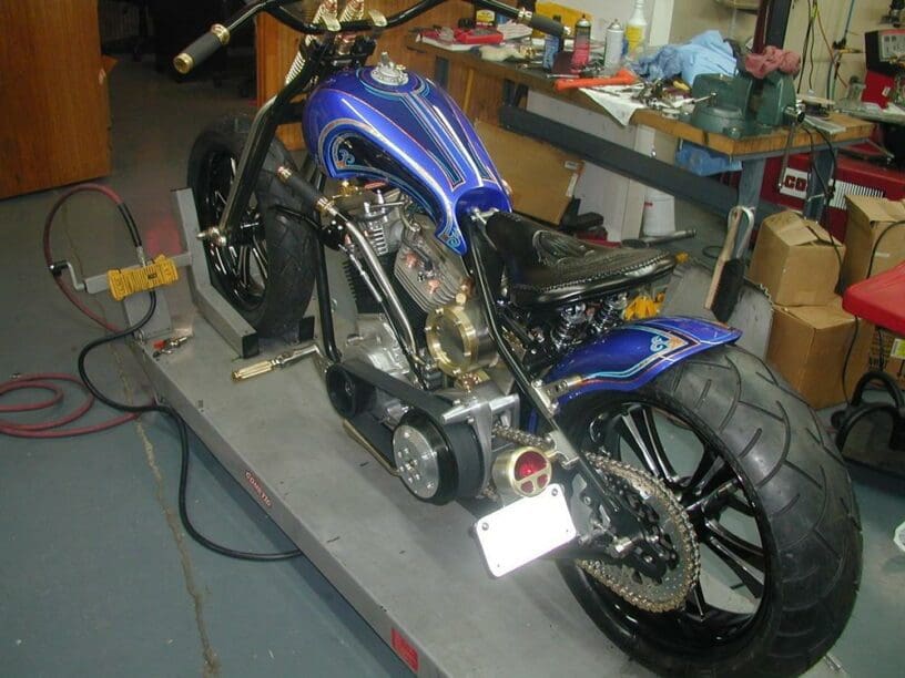 Toolmakers Toy built by Wimmer Custom Cycle of U.S.A.