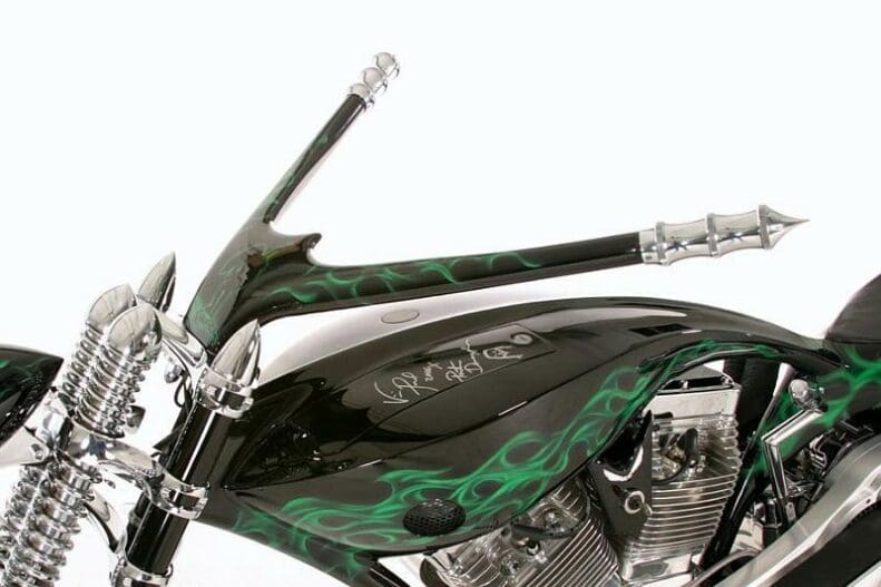 Dimebag Darrell Tribute built by Ballistic Cycles of U.S.A.
