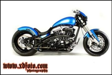 Blue Lightning built by Lightning Rod Customs of U.S.A.