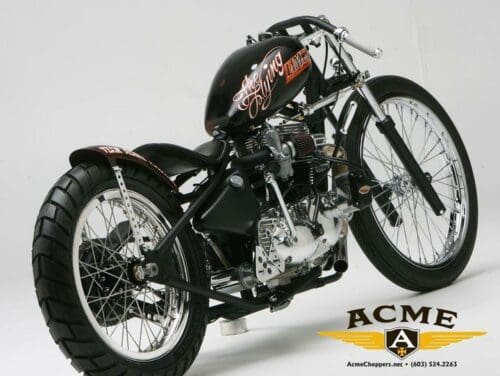 Flying Limey 650 built by ACME Choppers of U.S.A.