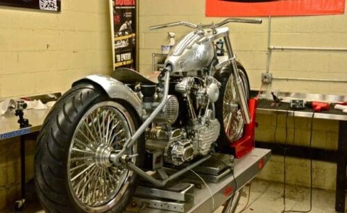 Navy Bike Built By Dar Holdsworth Of Darwin And Brass Balls Of U S A