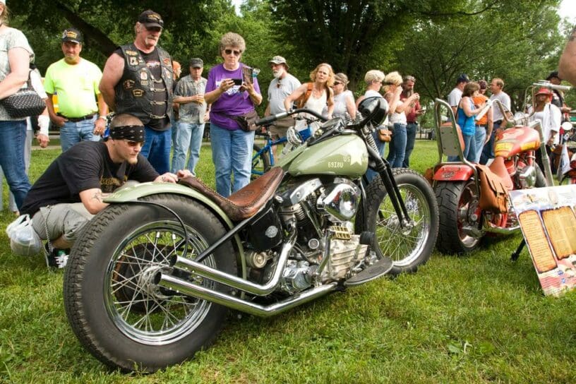 Army Tribute Bike built by Garage Built Bikes of U.S.A.