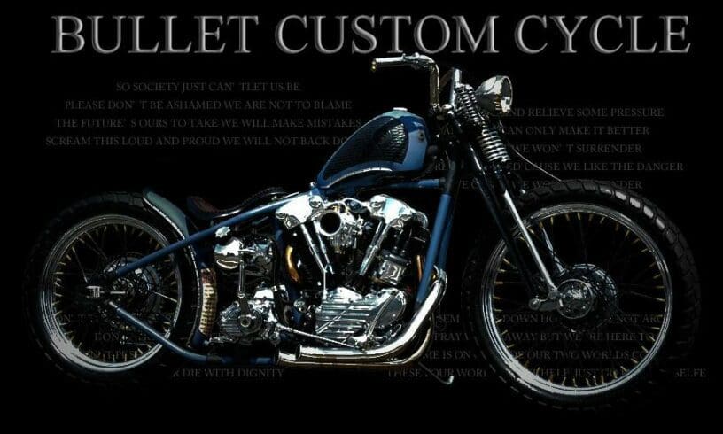 Bullet Knucklehead built by Bullet Custom Cycle of Japan