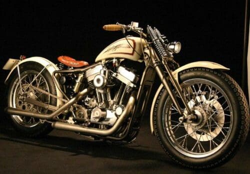 Sportster Beach Cruiser built by Device Custom Works of Japan