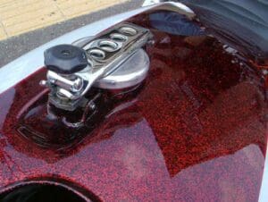 Flakes SR400 built by Flakes Custom Cycles of Japan