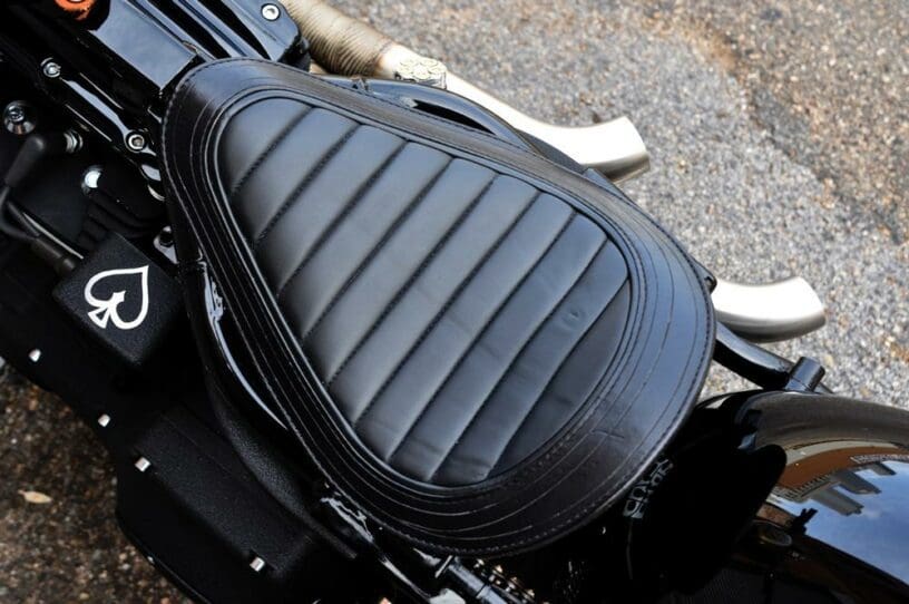 Chop Bob & Roll FXST built by Maindrive Cycle of U.S.A.