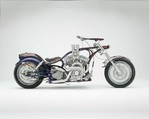 Double Cross built by Ron Finch's Custom Styled Cycles of U.S.A.