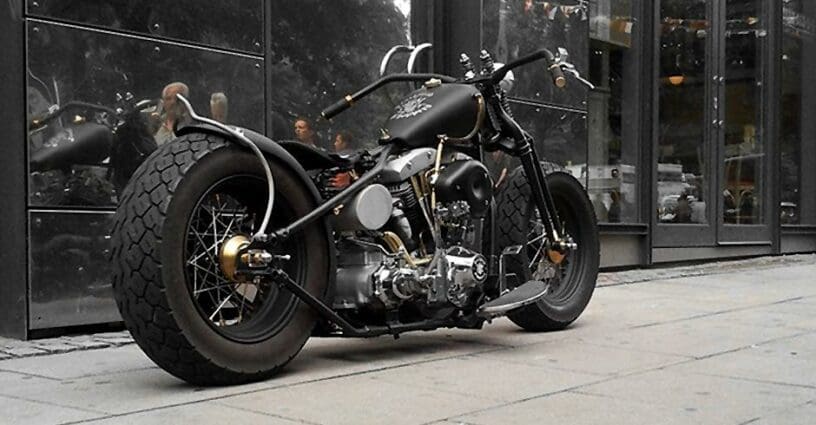 Deathfield Shovelhead built by Deathfield Choppers of Germany