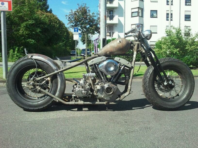 Deathfield Shovelhead built by Deathfield Choppers of Germany