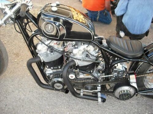 Double Trouble built by Flyrite Choppers of U.S.A.