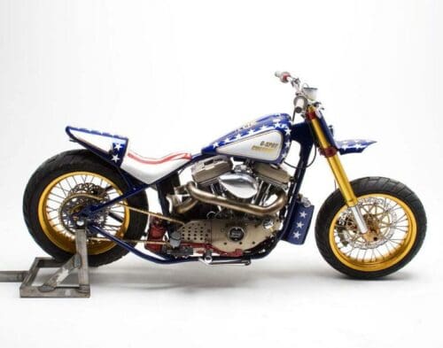 Stunt Sportster built by G-Spot Custom bikes of U.S.A.