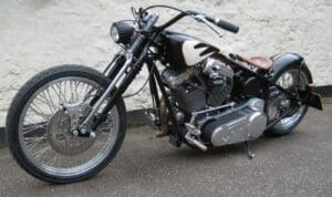 Cheeky Chica built by Krazy Horse Custom Cycles of England