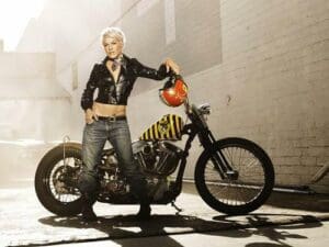 Black/Yellow Vanilla Gorilla built by Powerplant Choppers of U.S.A.