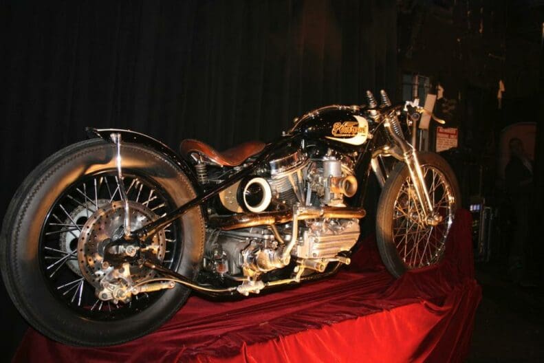 Scott Caan Boardtracker built by Powerplant Choppers of U.S.A.