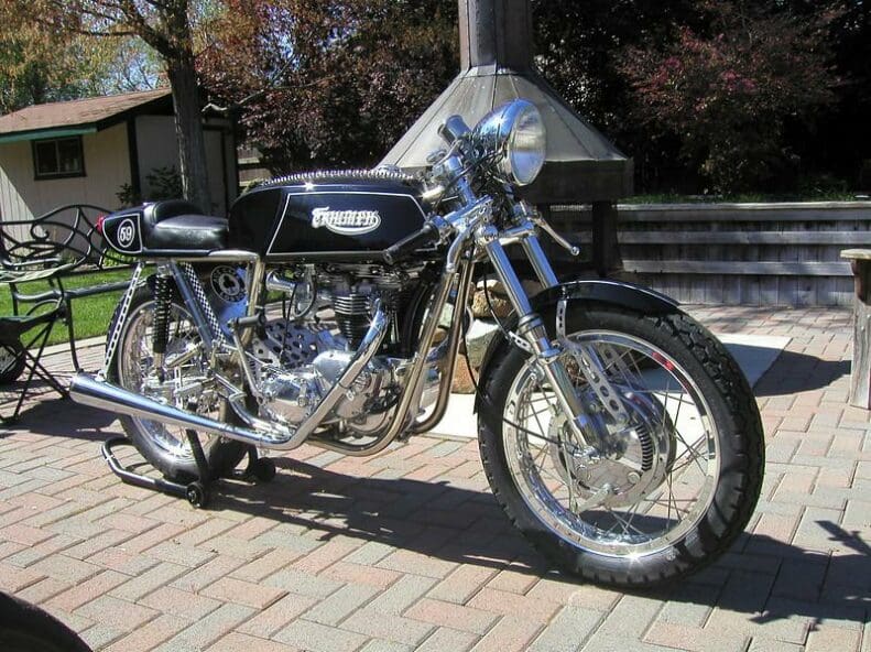Triumph Cafe built by Ron Peck Motorcycles of U.S.A.