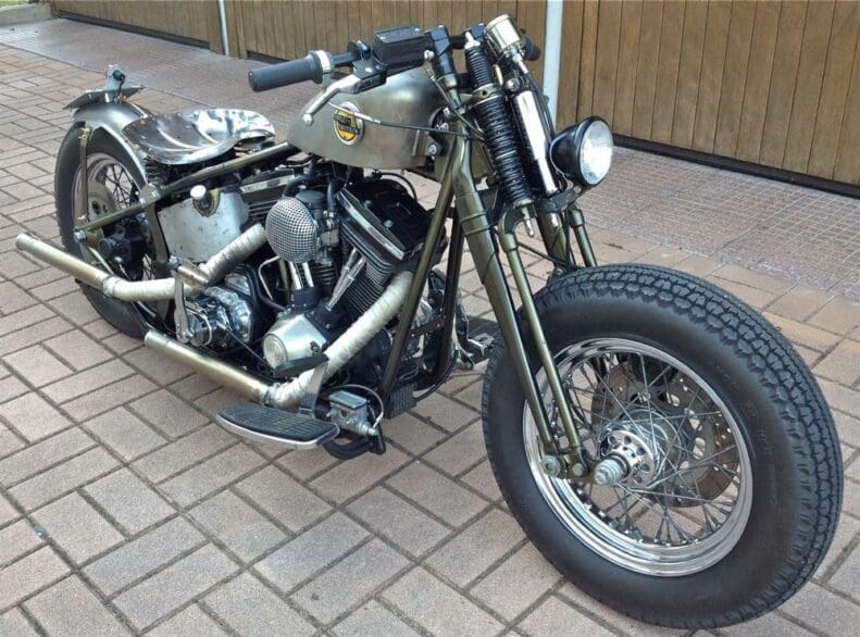 Italian Bobber built by Garage Built Bikes of Italy