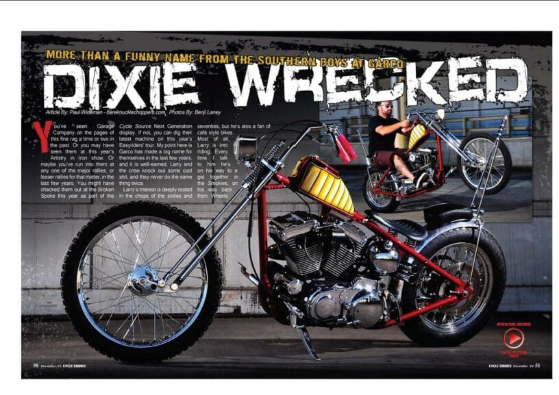 Dixie Wrecked built by Garage Company Customs of U.S.A.