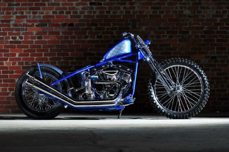 Pimp Status built by Violent Choppers of U.S.A.