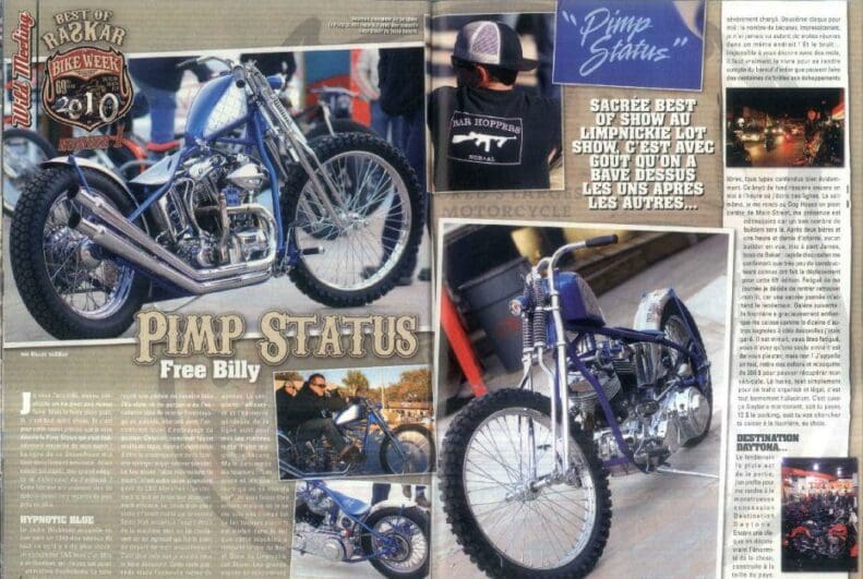 Pimp Status built by Violent Choppers of U.S.A.