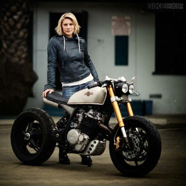 Katee Sackhoff KT 600 built by Classified Moto of U.S.A.