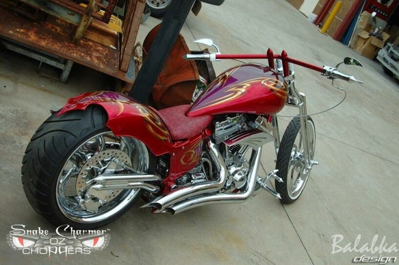 Wet & Wild built by Snakecharmer Choppers of Australia