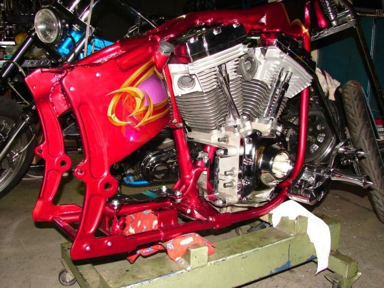 Wet & Wild built by Snakecharmer Choppers of Australia