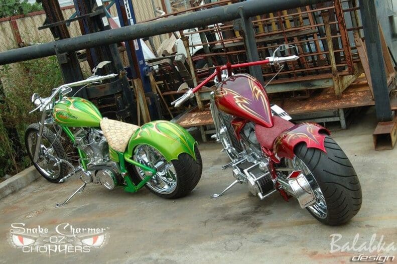 Wet & Wild built by Snakecharmer Choppers of Australia
