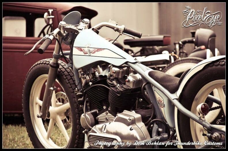 Rockabilly Speed Freak built by Thunderbike Harley Davidson of Germany