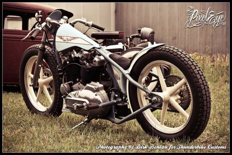 Rockabilly Speed Freak built by Thunderbike Harley Davidson of Germany