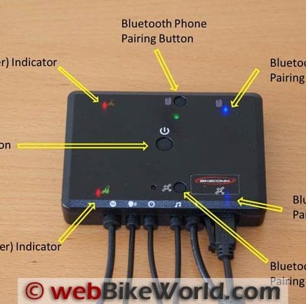 BikeComm BK02 Motorcycle Communications System - webBikeWorld