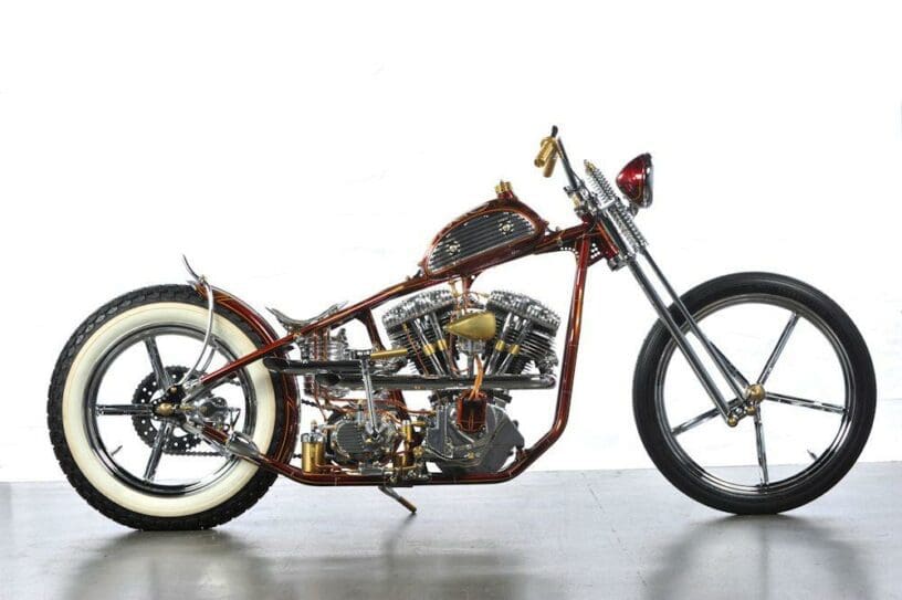 Pala Duro - Hard Shovel built by RKB Kustom Speed - Rick Bray of U.S.A.