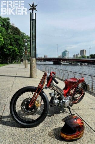 Redman built by AFS Custom Bikes of Taiwan