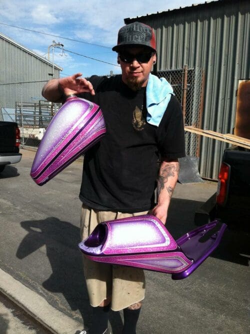 Yuriko's Purple built by Hog Killers of U.S.A.