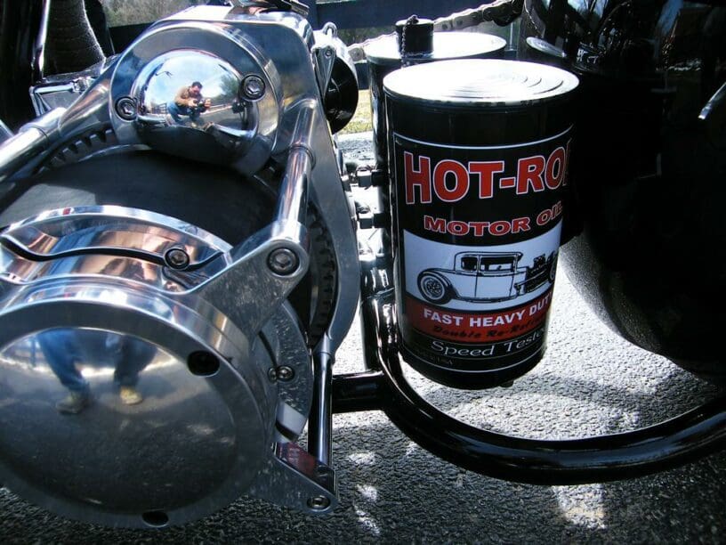 Satan's Cadillac built by Rods & Rides Motorcycle Company of U.S.A.