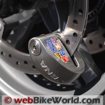 Xena XX10 Disc Lock Alarm - webBikeWorld