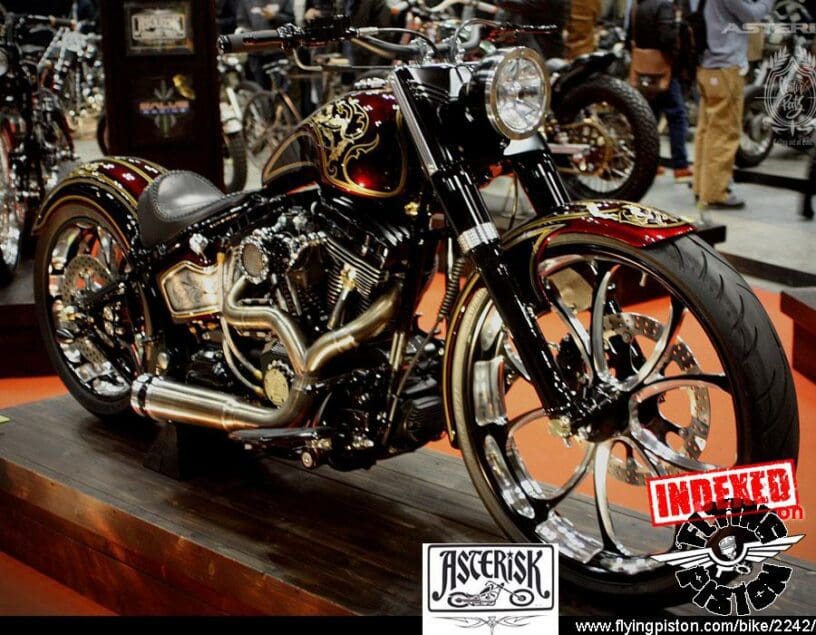 Rot Kaiser built by Asterisk Custom Motorcycle Works of Japan