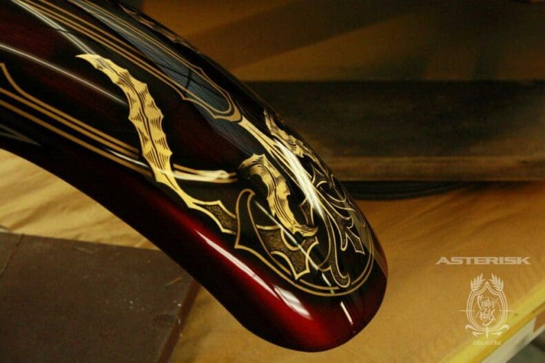 Rot Kaiser built by Asterisk Custom Motorcycle Works of Japan