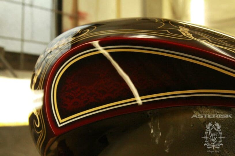 Rot Kaiser built by Asterisk Custom Motorcycle Works of Japan